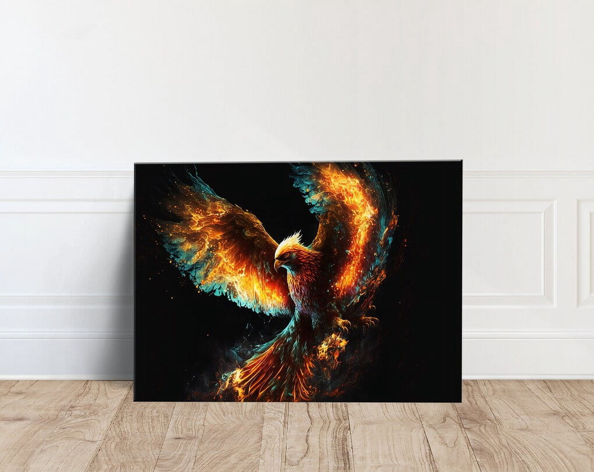 Phoenix Wall Art, The Phoenix Art, Phoenix Wall Decor ,Huge Wall Decor ...