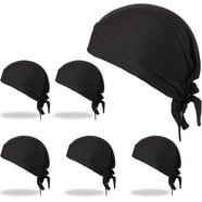 iHPH7 Skull Cap Dew Rags for Men Pirate Hat Sweat Caps for Men Doo Rags ...