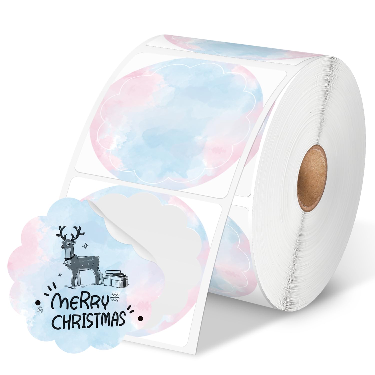 Phomemo 2â€ Color Circle Thermal Labels, Self-Adhesive Round Direct ...