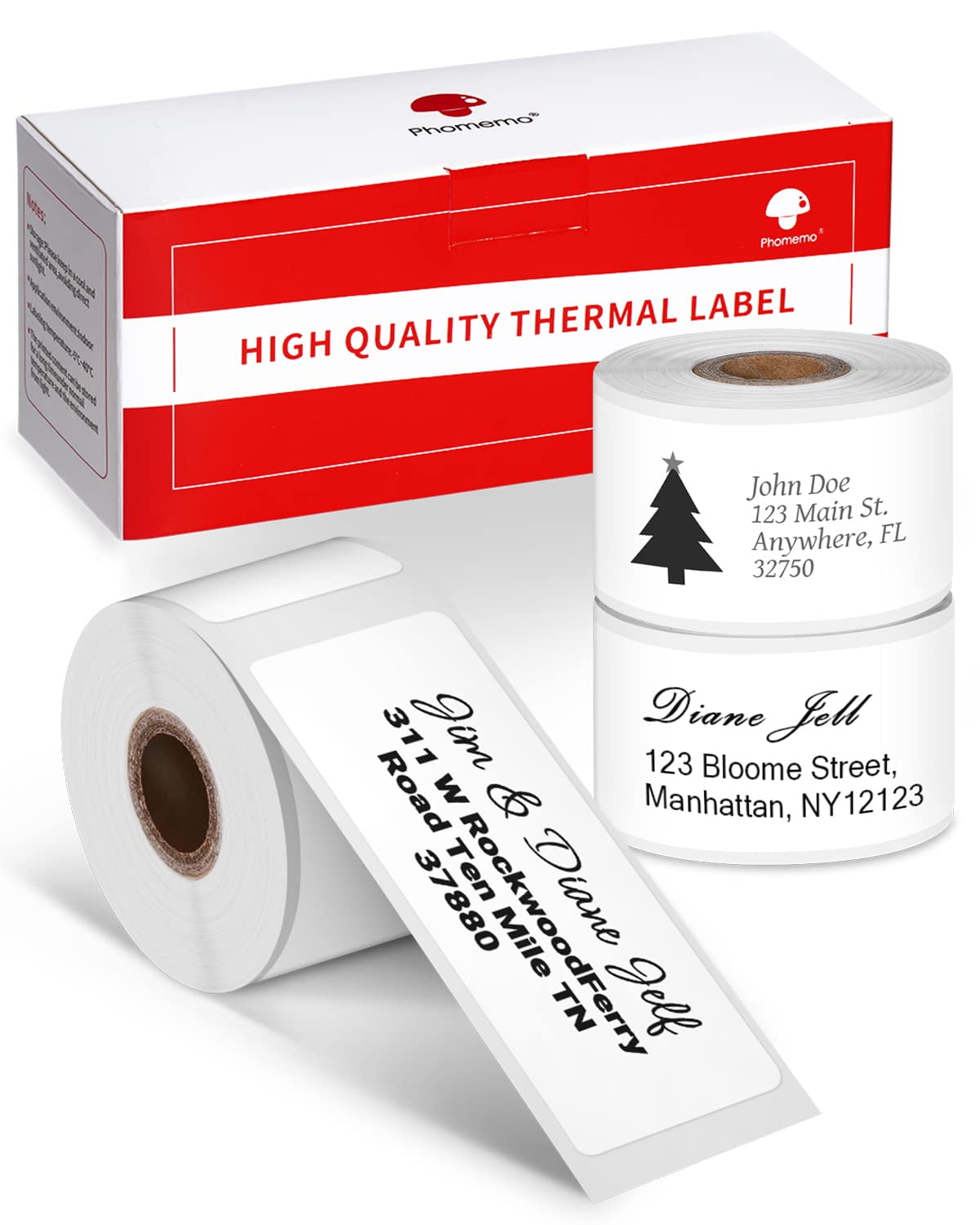 Phomemo Address Labels for M-Series Label Makers, Thermal Mailing ...