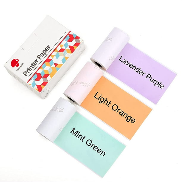 Phomemo Colorful Thermal Sticker Paper M02/M02 Pro/M02S/M03 Mini ...