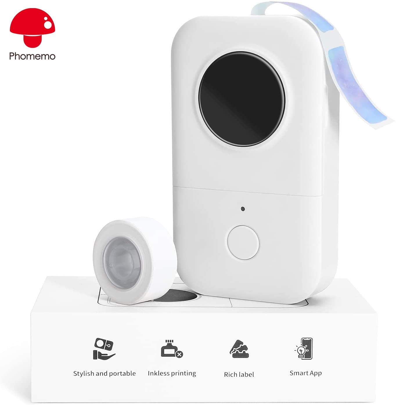 Phomemo D30 Portable Bluetooth Label Printer, Compatible with iOS ...