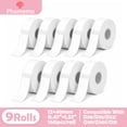 Phomemo D30 Label Tape, Black on White Print Premium Labels Refill Name ...