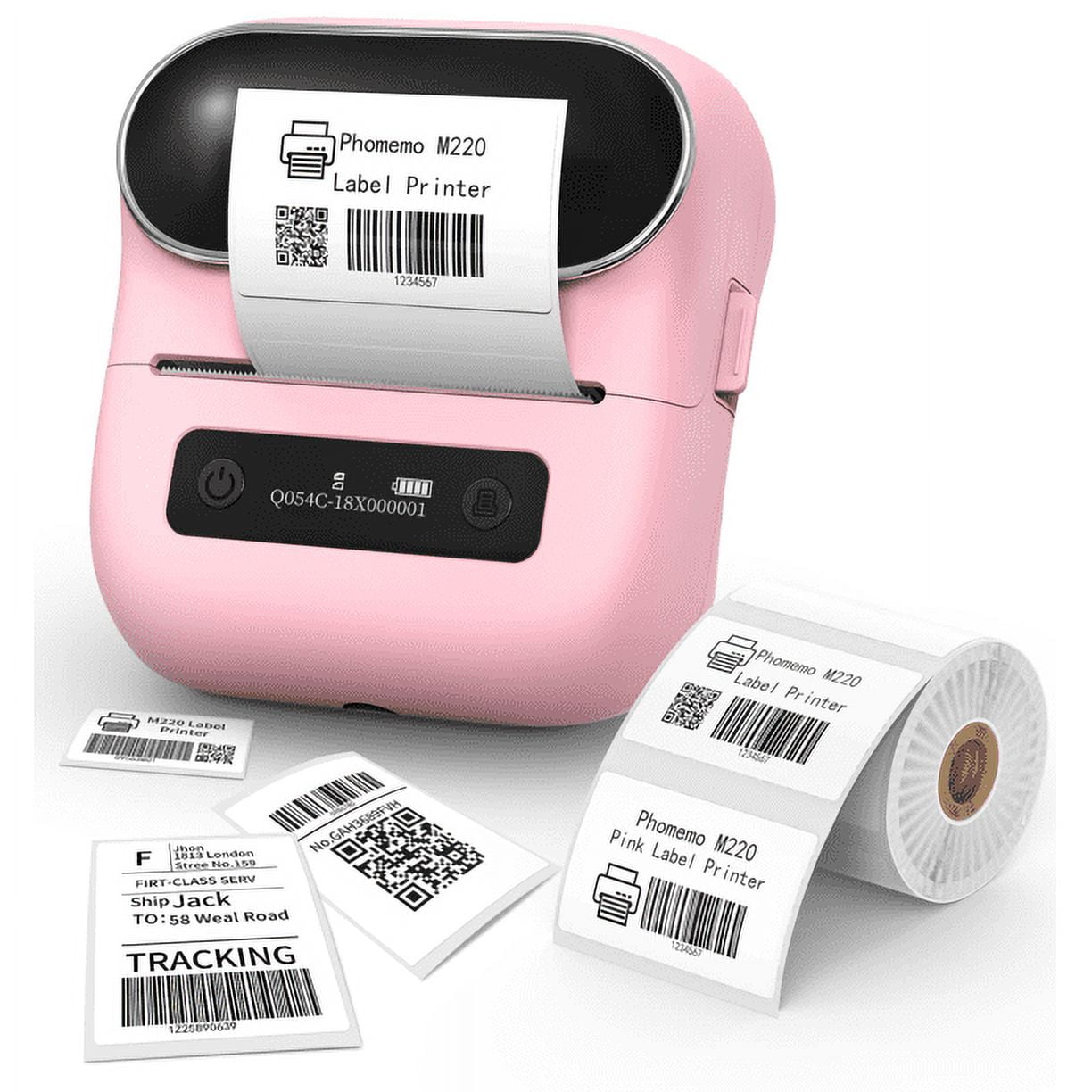 Phomemo Label Printer - M220 Label Maker, Bluetooth Mini Barcode Label ...