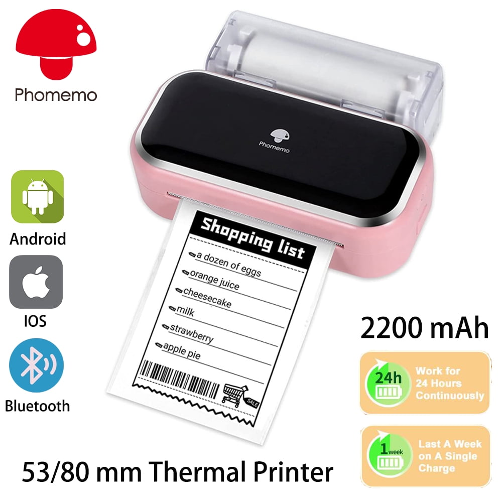 Phomemo M03 Portable Bluetooth Thermal Note Printer - Compatible With ...