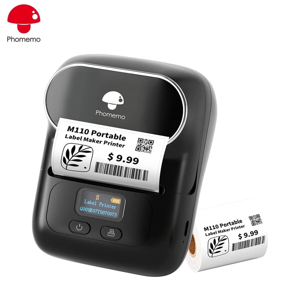 M110 Label Printer - Portable Bluetooth Address Label Maker for Small ...