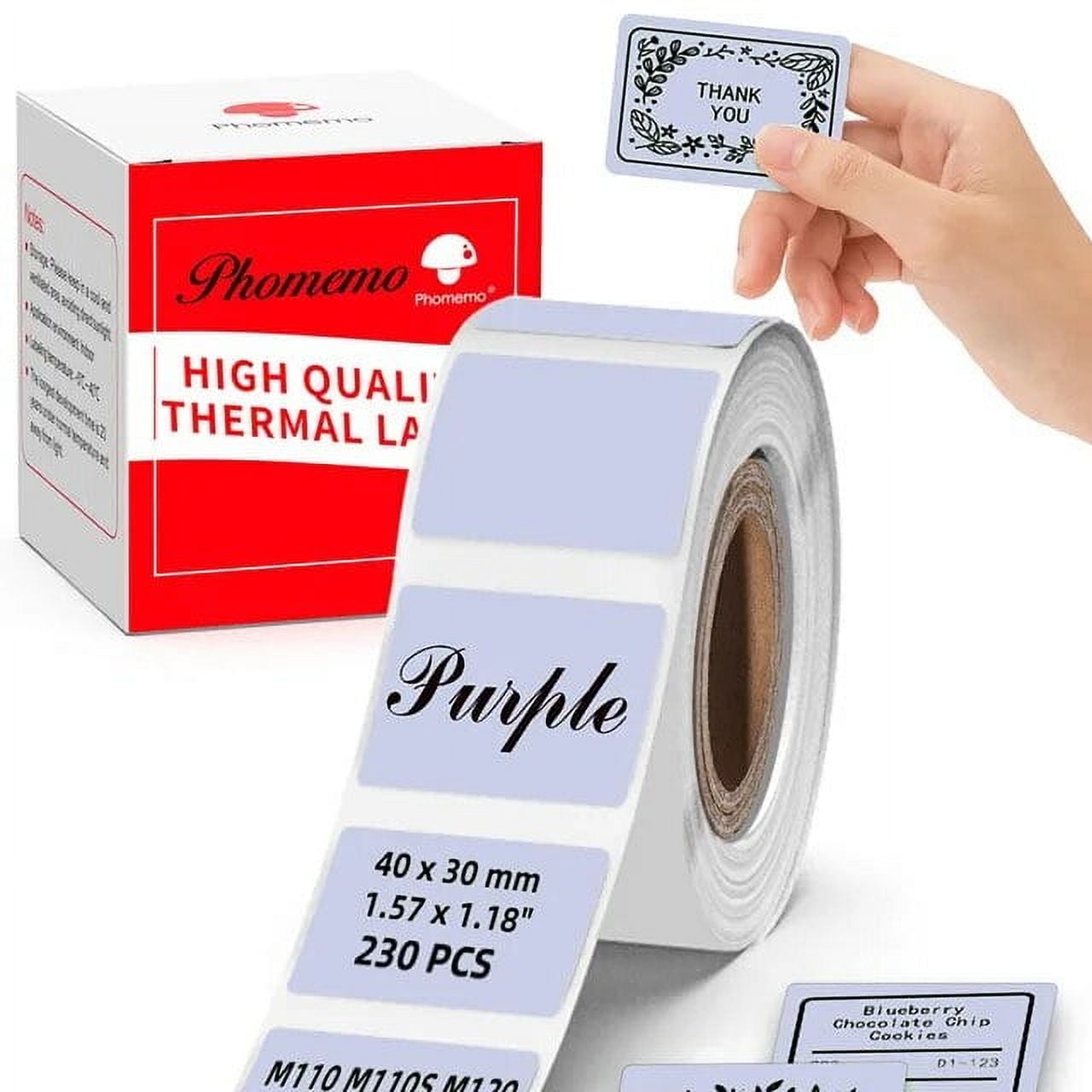 Phomemo M110 Labels Color M200 Label 40x30MM for M220 M200 M120 M110S ...