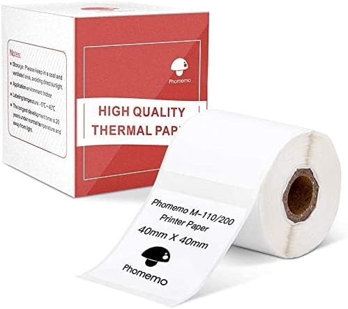 Phomemo M110 Labels, M110/M220/M221/M120/M200 Thermal Labels 1.57"x 1. ...