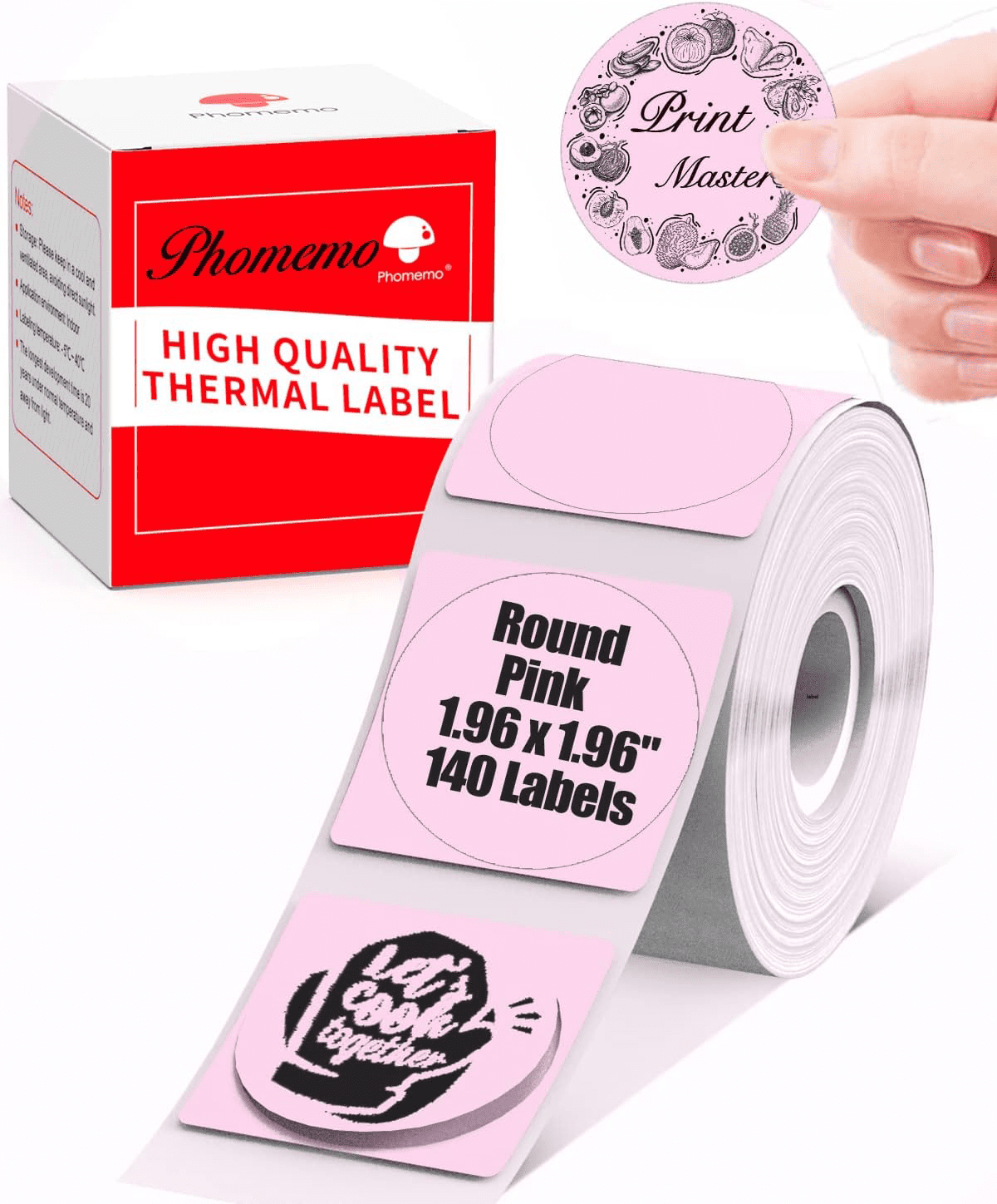 Phomemo M110 Labels, M110/M220/M221/M120/M200 Thermal Labels 1.96" x 1. ...