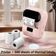 Phomemo M110 Portable Label Printer with 90/660 Labels: Thermal Barcode ...