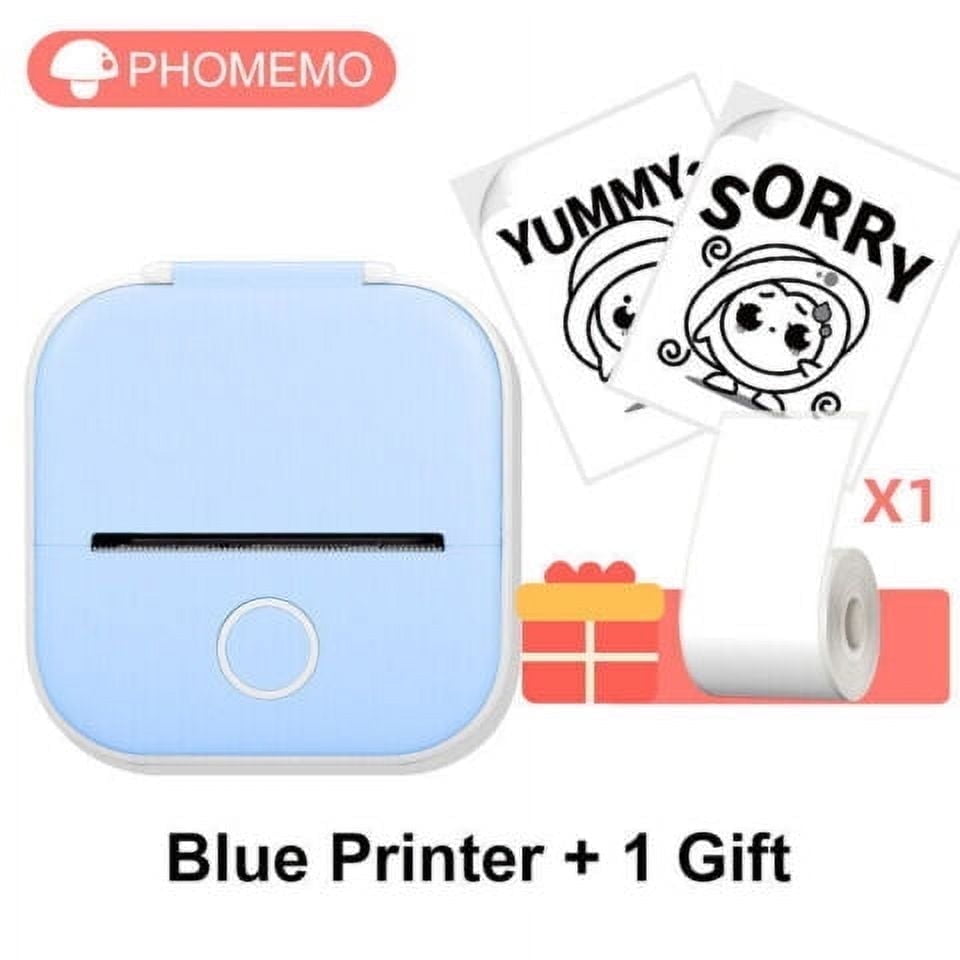 Phomemo Mini Printer - Sticker Printer T02 Portable Inkless Sticker ...