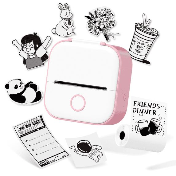 Phomemo T02 Portable Label Maker, Mini Sticker Printer, Bluetooth ...
