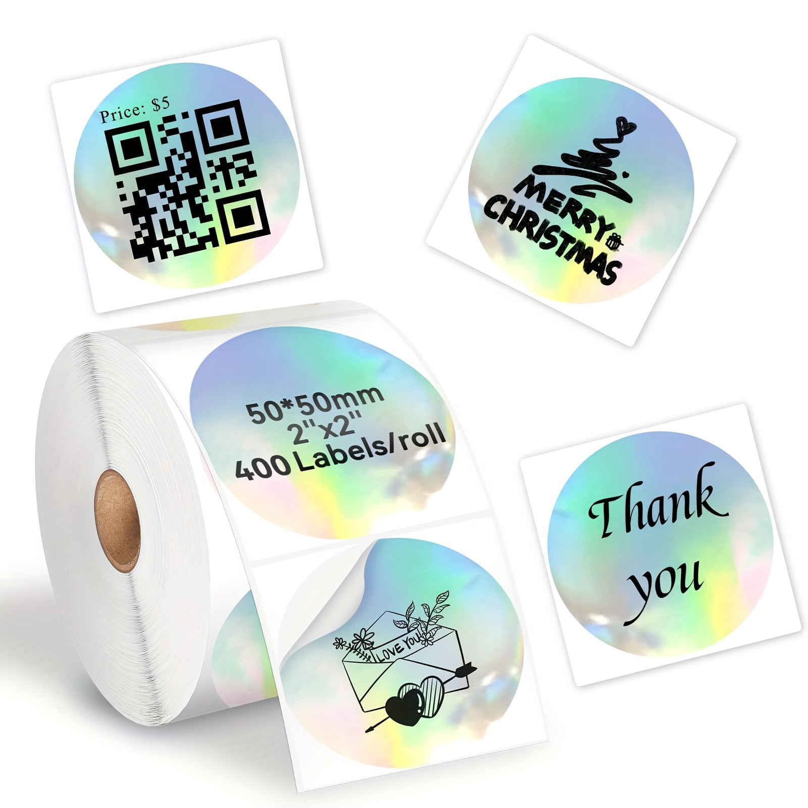 Phomemo Multifunctional Colorful 2-Inch Round Thermal Labels, Paper ...
