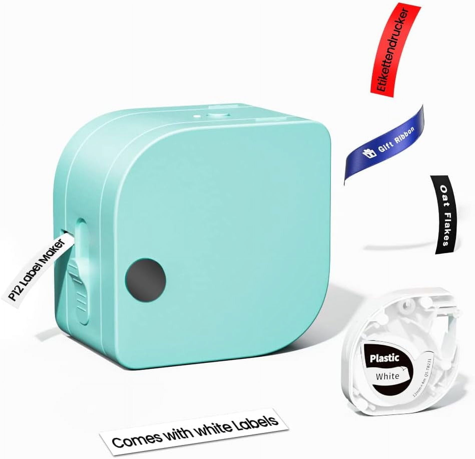 Phomemo P12 Portable Bluetooth Label Maker Machine with Tape Handheld ...