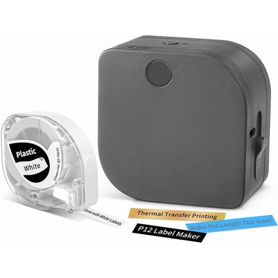 Phomemo, Portable Bluetooth Label Maker, P12, Small Handheld - Walmart.com