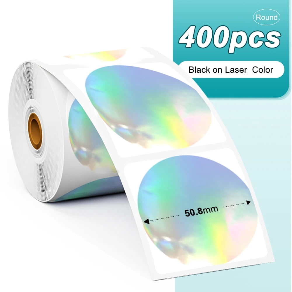 Phomemo PM241 Shipping Printer Label Sticker Round Paper Square Label ...