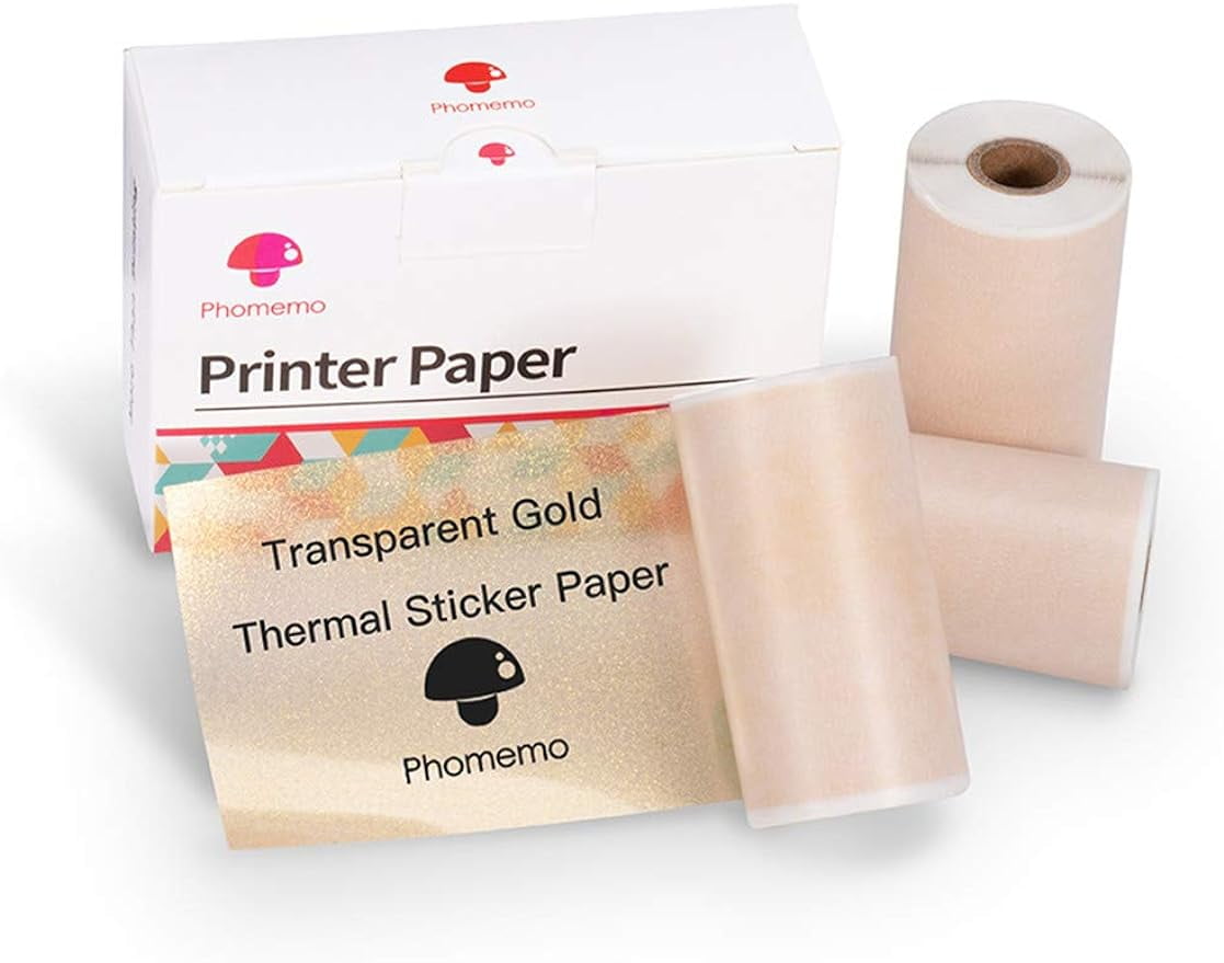 Phomemo Printer Paper - M02/M02Pro/M02S/M03/M03AS/M04S/M04AS Mini ...