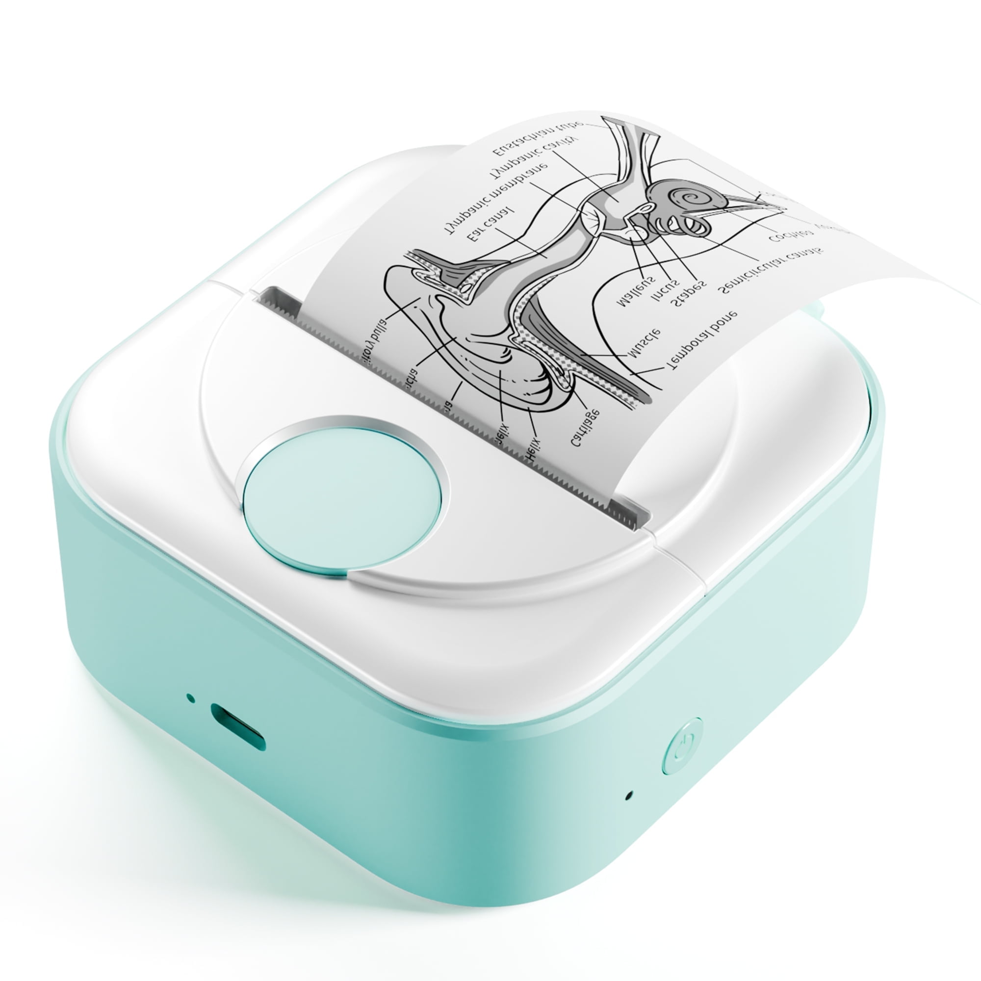 Phomemo Q02 Mini Printer,Label Maker with 1 Rolls Label, Sticker Maker ...