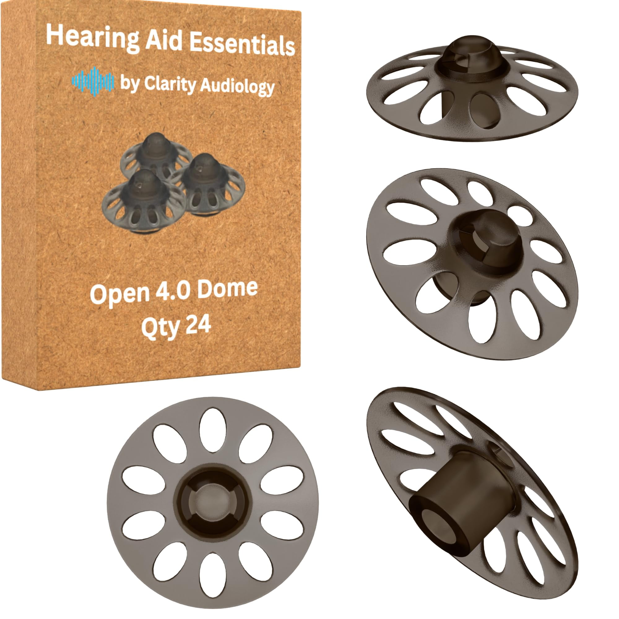 Phonak 4.0 Style Open Domes – Open Hearing Aid Domes – Size L (11mm = 0 ...