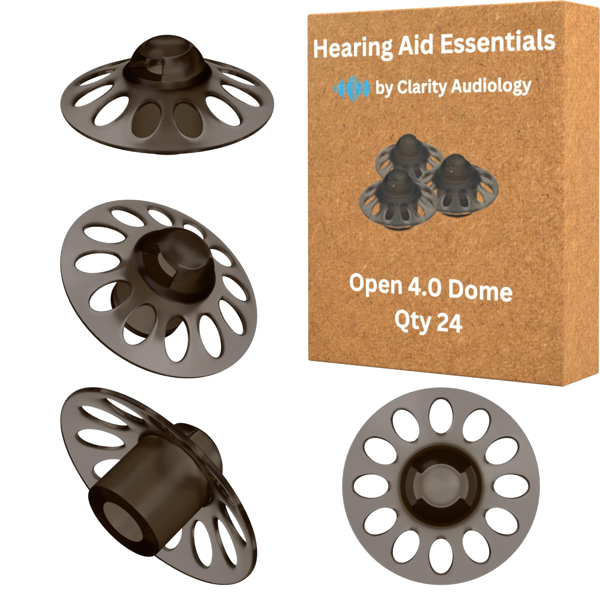 Phonak 4.0 Style Open Domes – Open Hearing Aid Domes – Size M (9mm = 0 ...