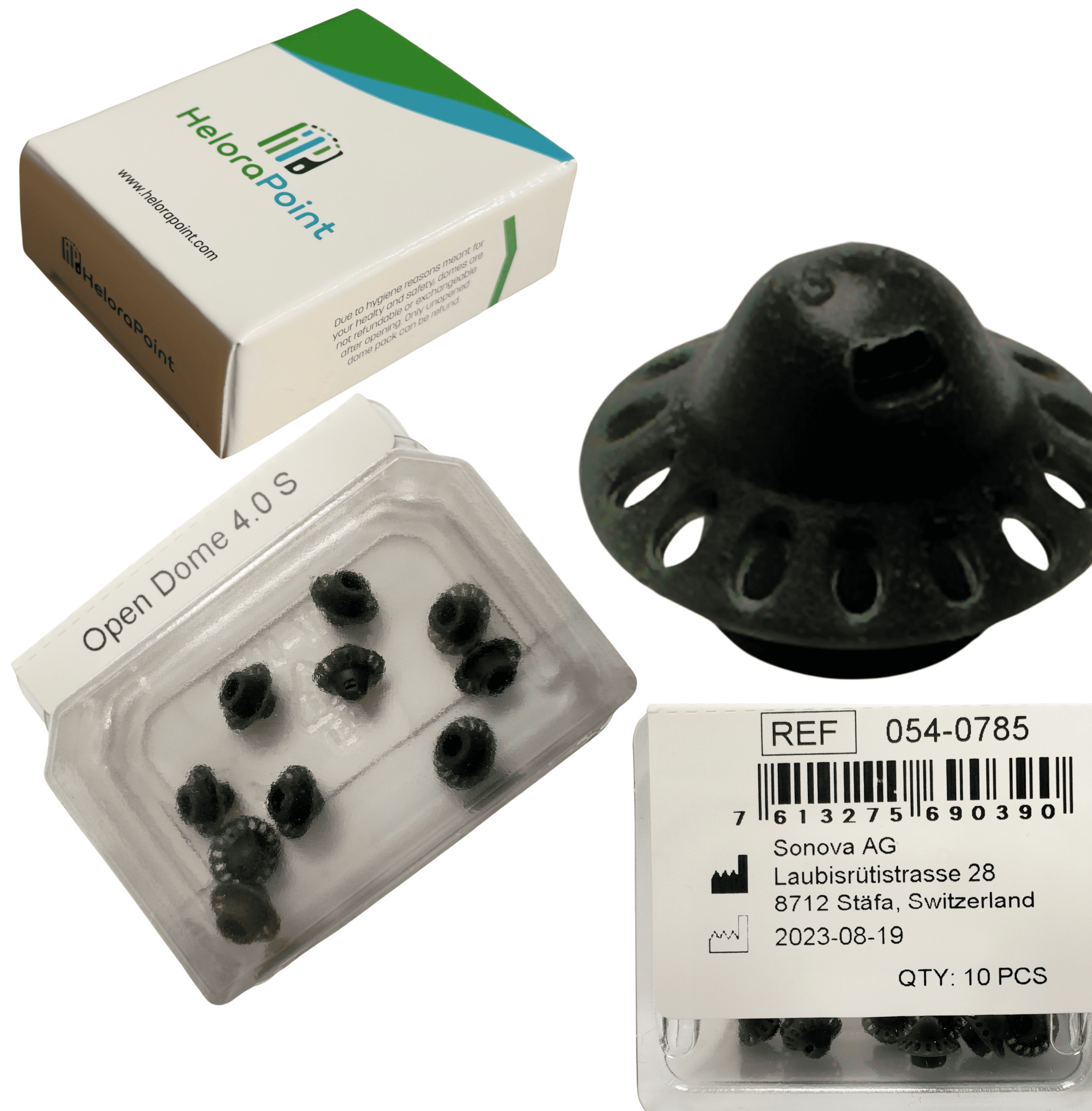 Phonak Open Hearing Aid Domes 4.0 – Small Size (S) – 10-Pack ...