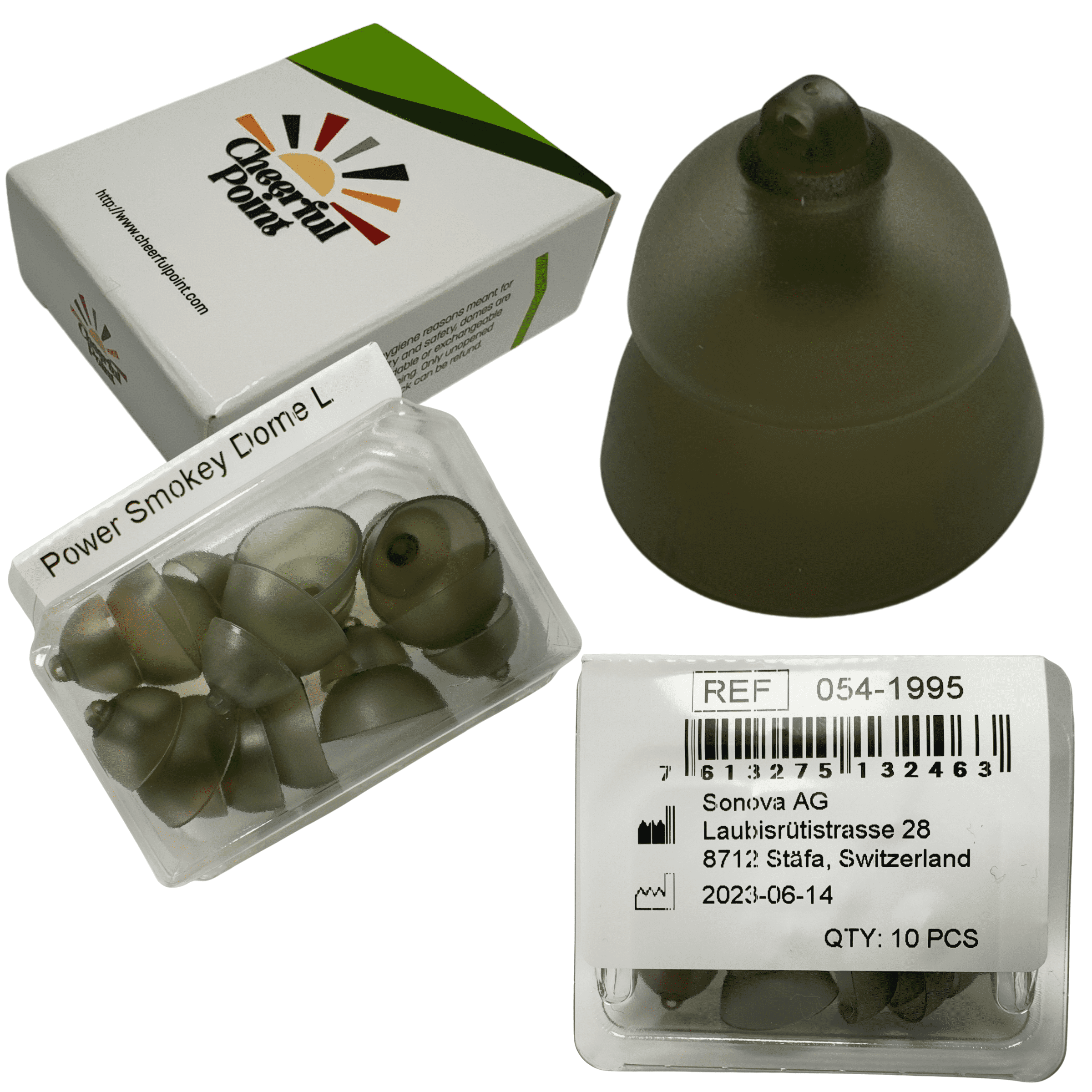 Phonak Power Smokey Domes – Large Size (L) – (054-1995) – 10 Pack ...