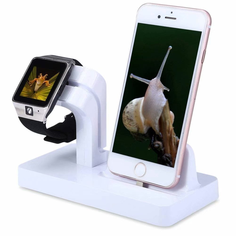 Phone and Apple Watch Stand, Apple Watch Charging Station Stand Dock ...