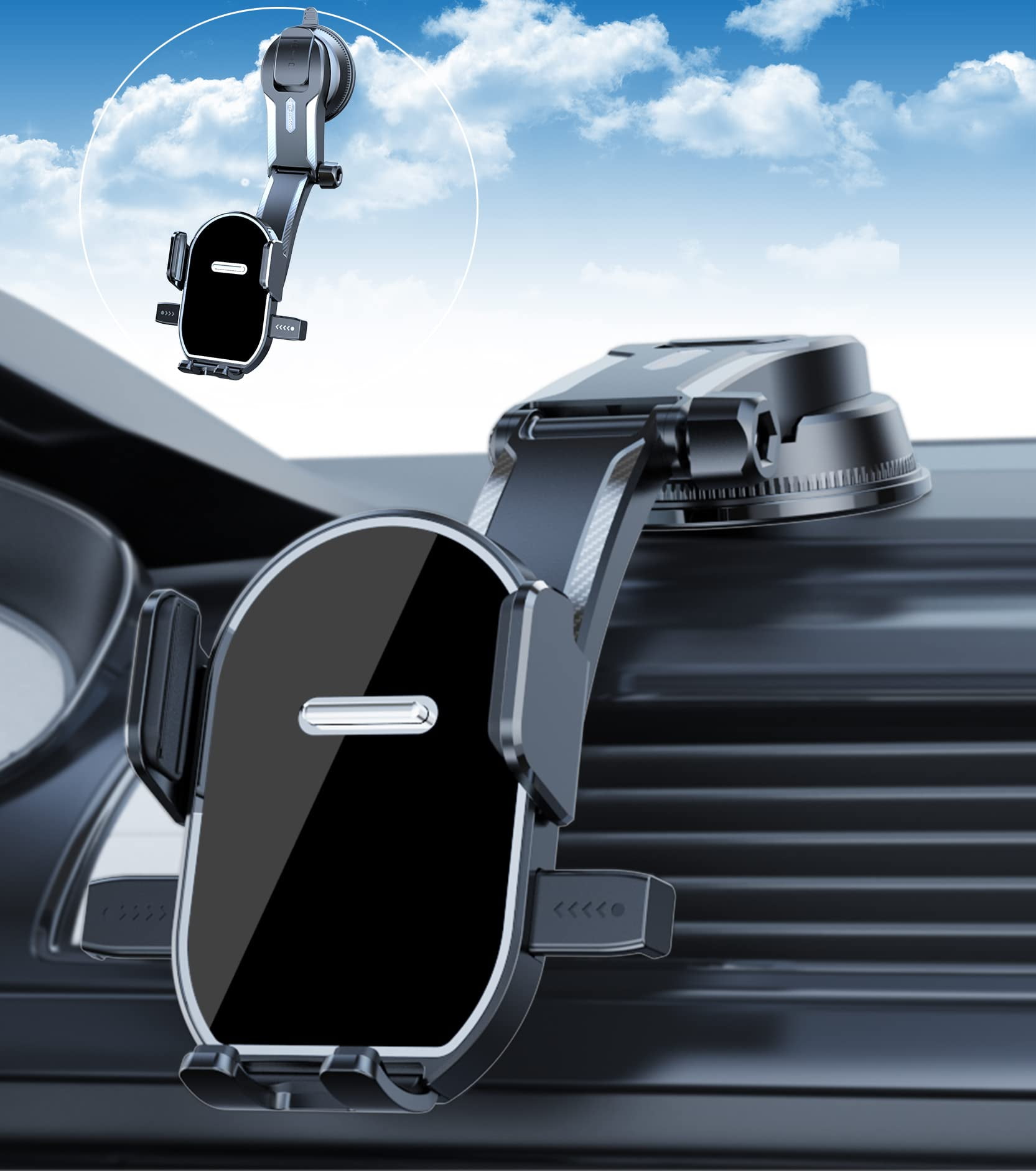 Phone CM31 Mount for Car, Universal Suction Cup Car Phone Holder [Super ...