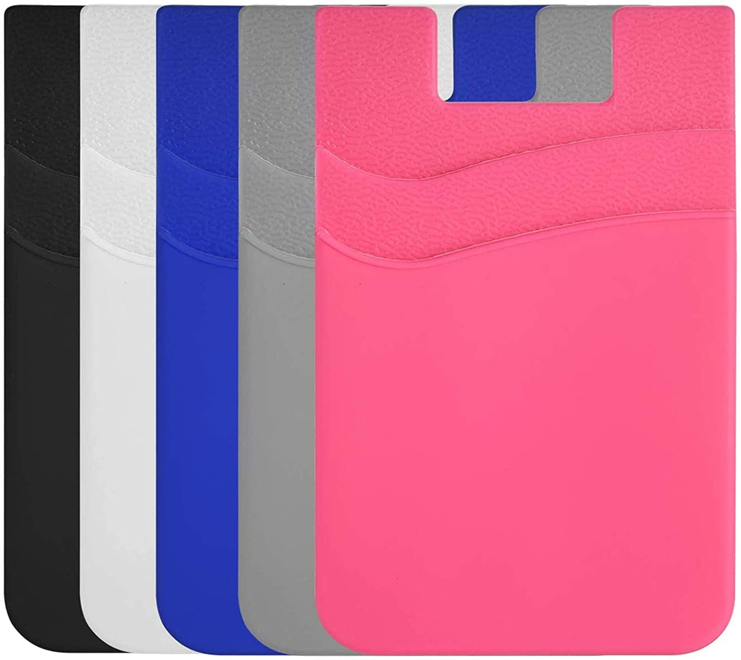 Phone Card Holder,Cell Phone Silicone Wallet Stick-on ID Business ...