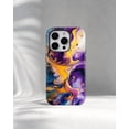 Phone Case: Abstract Liquid Art With A Swirl Design And Protective ...
