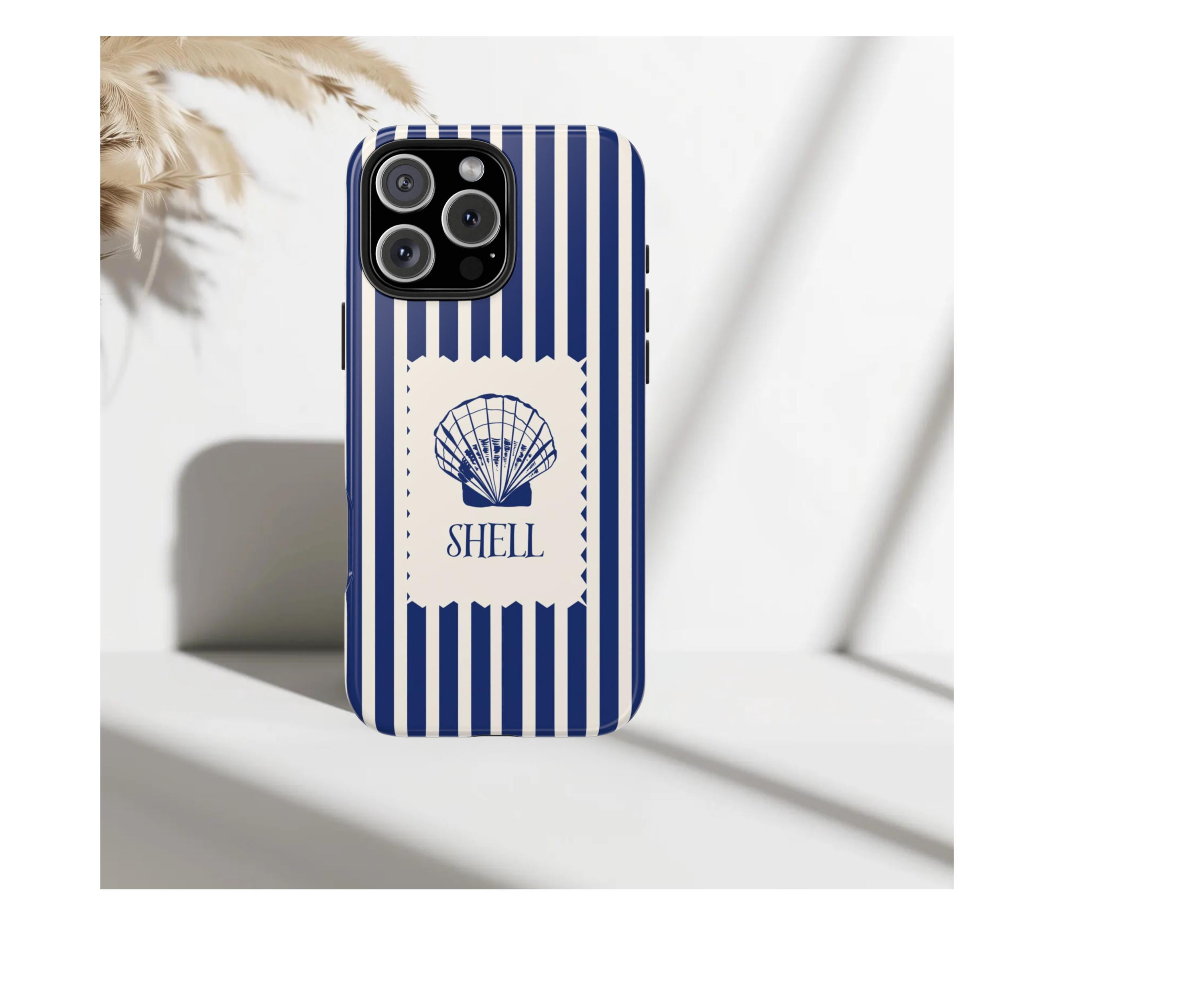 Phone Case: Aesthetic Seashell With A Coastal Beach Summer Ocean ...
