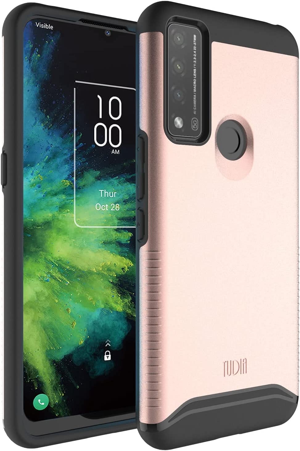 TUDIA Merge Alcatel TCL 4X 5G (T601DL) / TCL 20 A 5G Case Heavy Duty ...