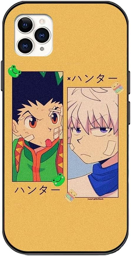 Phone Case Black Soft TPU 5.8inch Anime Boys Gon Freecss Killua Zoldyck ...