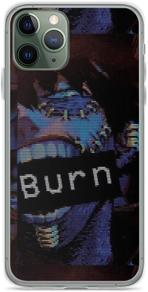 Phone Case Bnha Dabi VHS Aesthetic Burn Transparent Compatible with ...