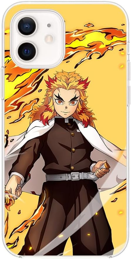Phone Case Cute Demon Slayer Character Rengoku Kyoujurou 826 Soft Clear ...