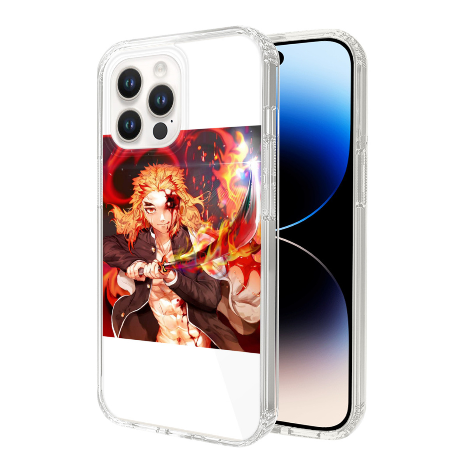 Phone Case Demon Kimetsu No Yaiba Rengoku Kyoujurou Compatible for ...