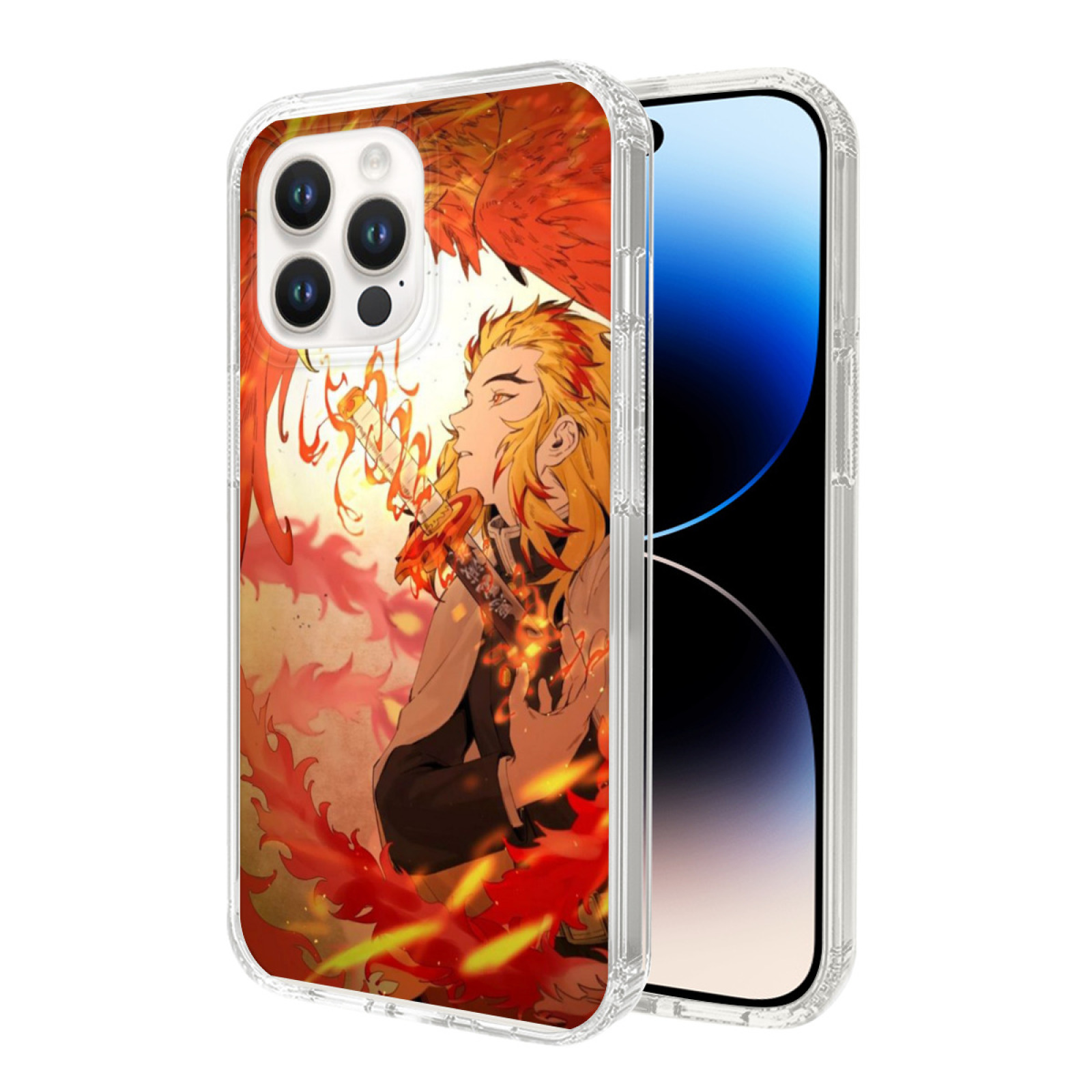 Phone Case Demon Kimetsu No Yaiba Rengoku Kyoujurou Compatible for ...