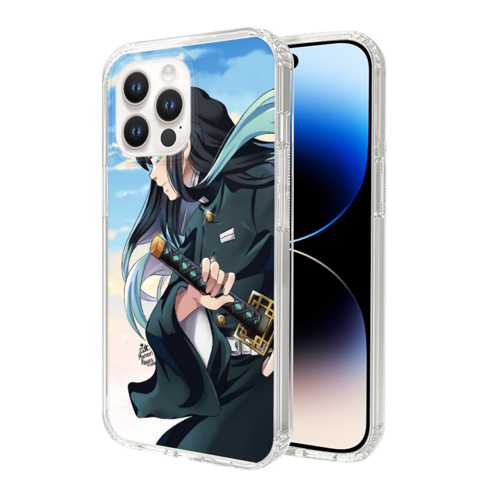 Phone Case Demon Tokito Muichiro Compatible for iPhone 16 Pro Case ...