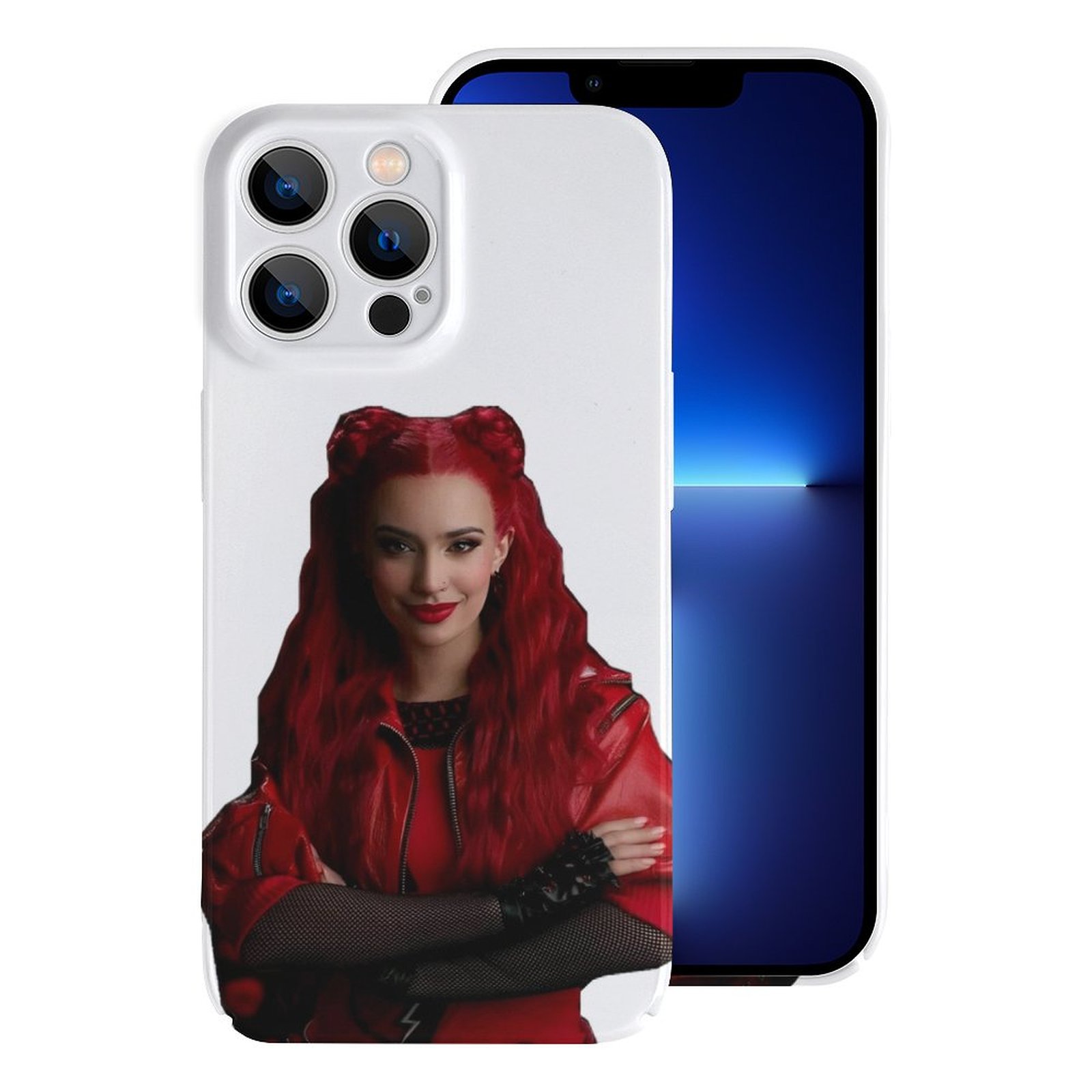 Phone Case Descendants The Rise Of Red Cases for iPhone Series Fiber ...