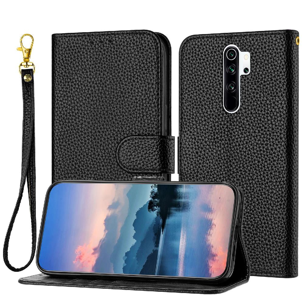 Phone Case For Xiaomi Redmi Note 8 Pro PU Lether Litchi Pattern Wallet ...