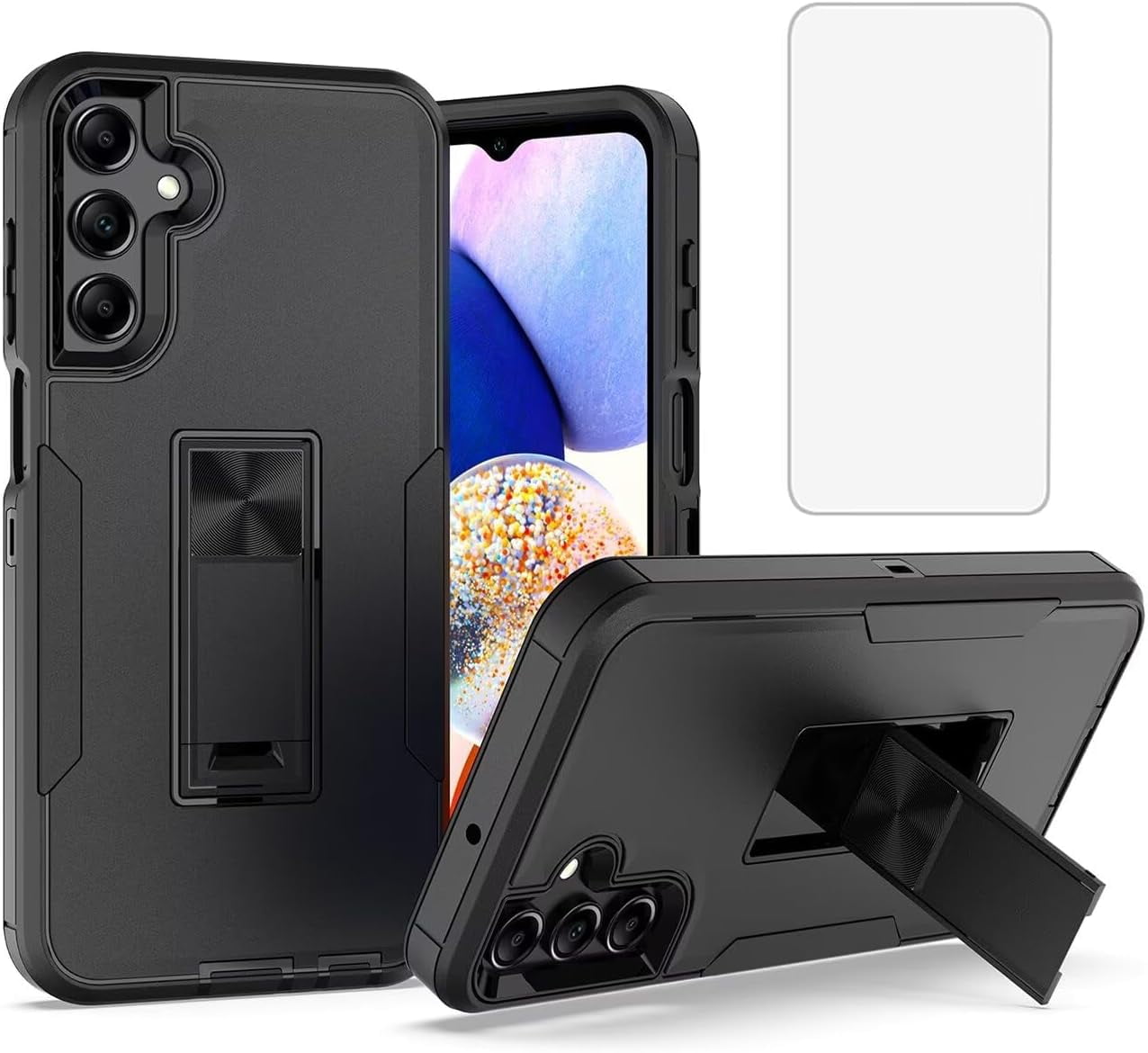 Phone Case for Galaxy A15 Case, Samsung A15 SM-A156U Case with Tempered ...