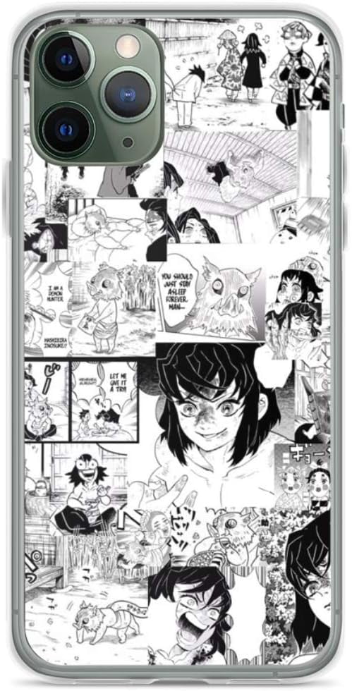 Phone Case Inosuke Collage Ultra Transparent Compatible with iPhone 13 ...