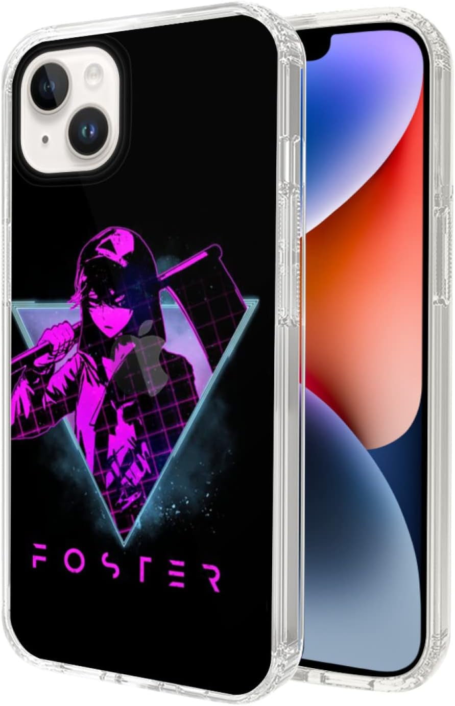 Phone Case Isaac Zack Foster Angels Death 80s Anime Case Clear ...