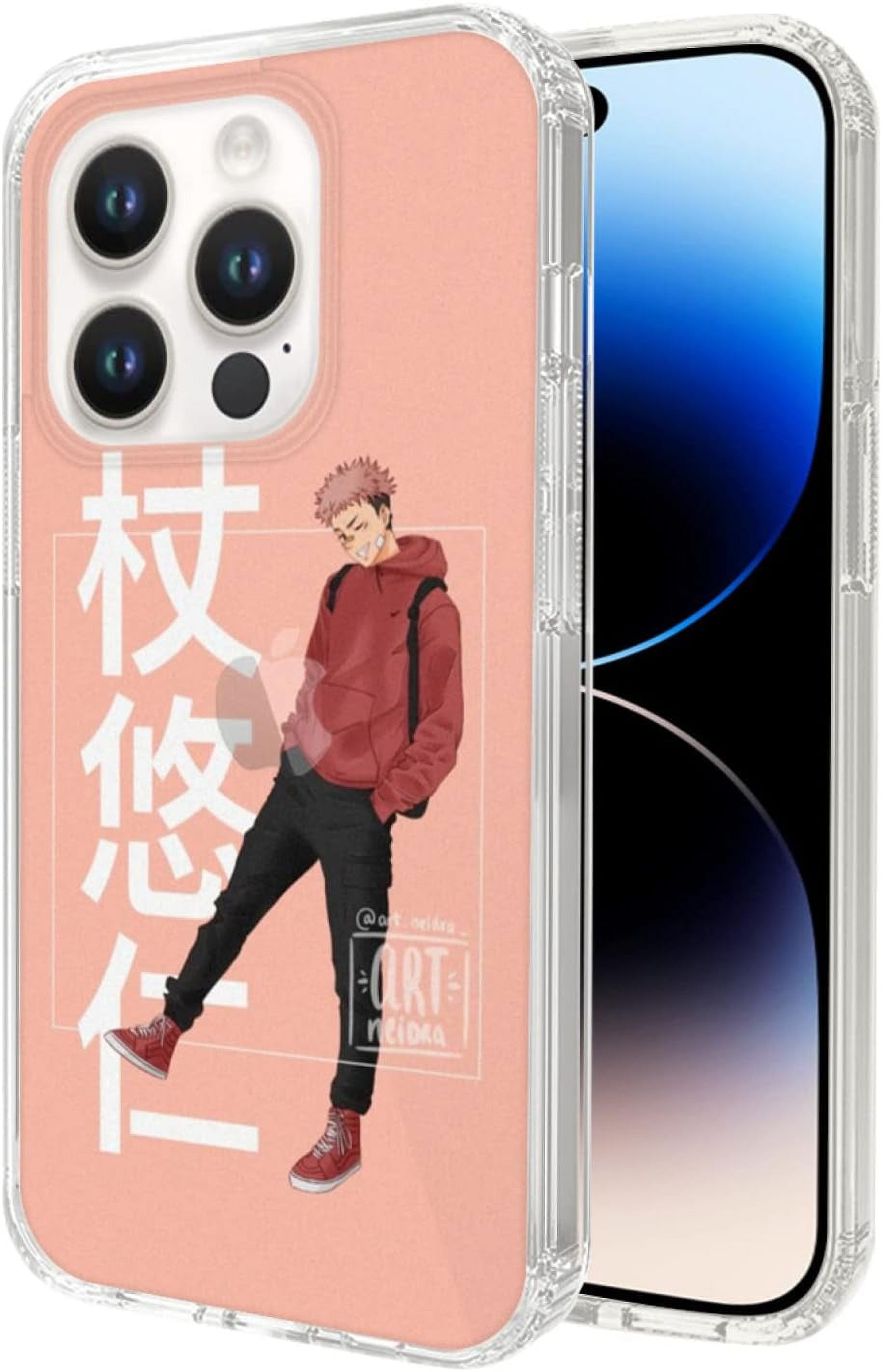 Phone Case Itadori Jjk Anime Yuji Jujutsu Kaisen Case Clear Compatible ...