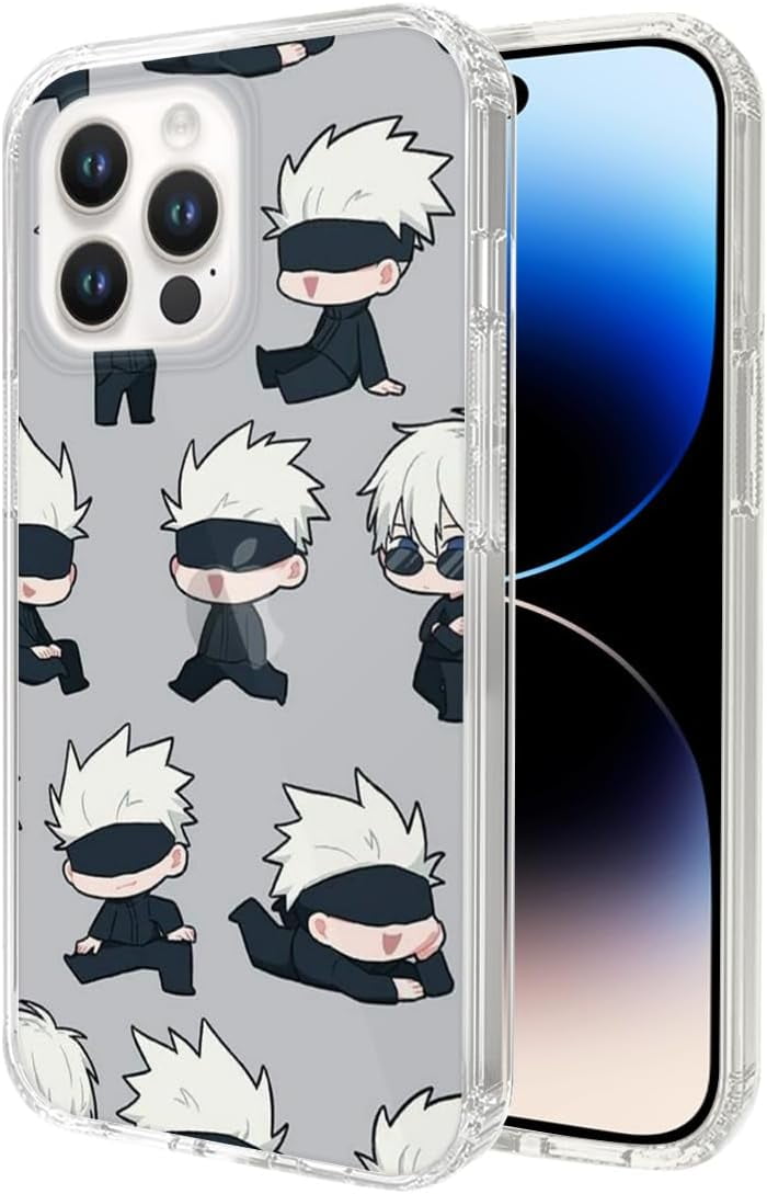 Phone Case Jujutsu Phone Kaisen Satoru Gojo Baby Cute Case Cover Clear ...