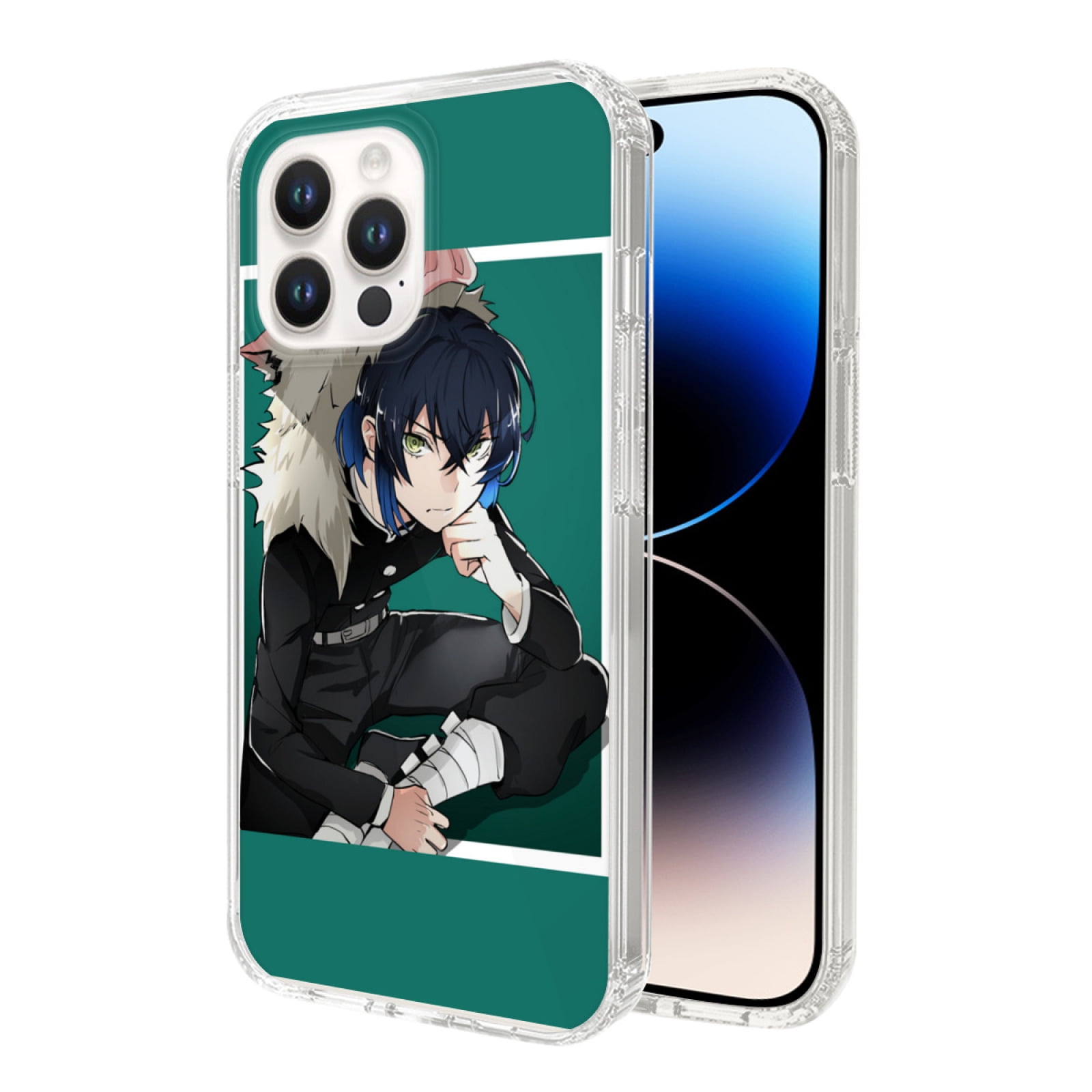 Phone Case Anime Inosuke Hashibira Kimetsu Compatible for iPhone 13 ...