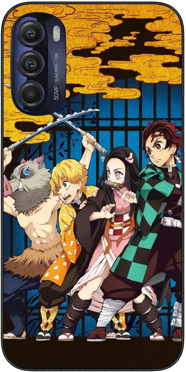 Phone Case Moto G Stylus 5G 2022 Nezuko Tanjiro Inosuke 657 Ca Anime ...