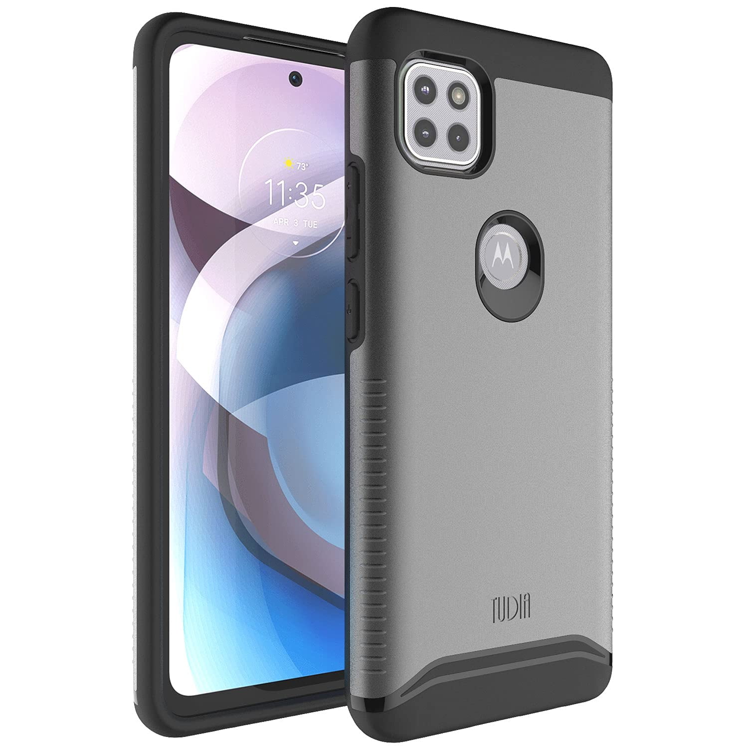 TUDIA Merge Motorola One 5G ACE Cell Phone Case 2021 Heavy Duty Cover ...