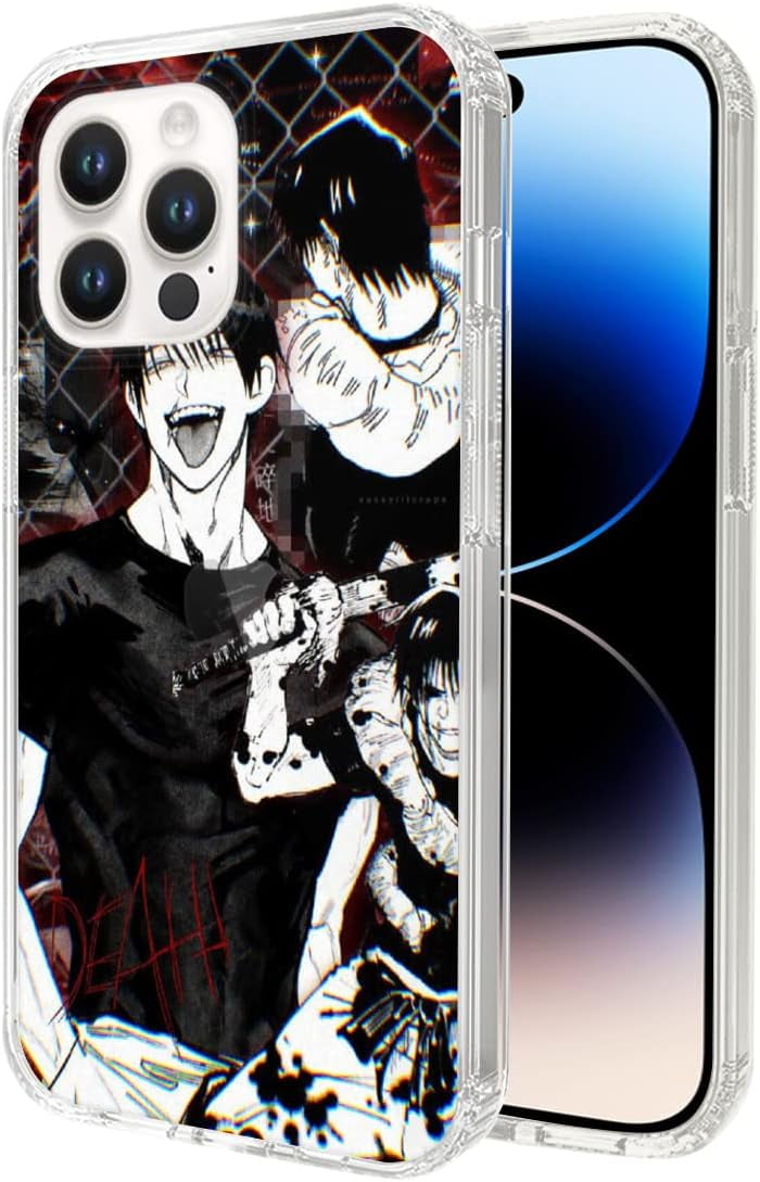Phone Case Phone Toji Fushiguro Jujutsu Case Kaisen Case Cover Clear ...