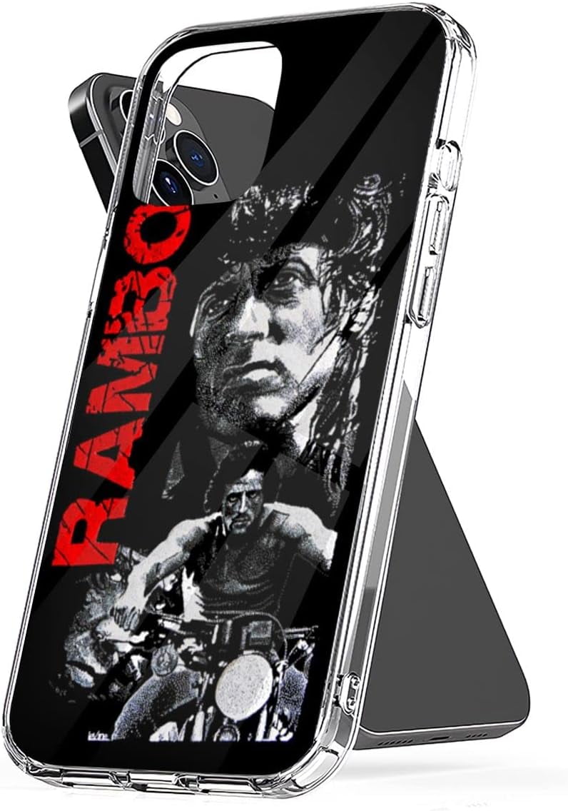 Phone Case Rambos Mini 2 Clear Black 6s White Xr TPU 6 7 8 X Xs Plus 11 ...